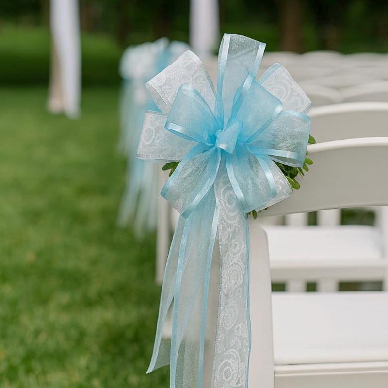 Blue Pew Bows - Etsy