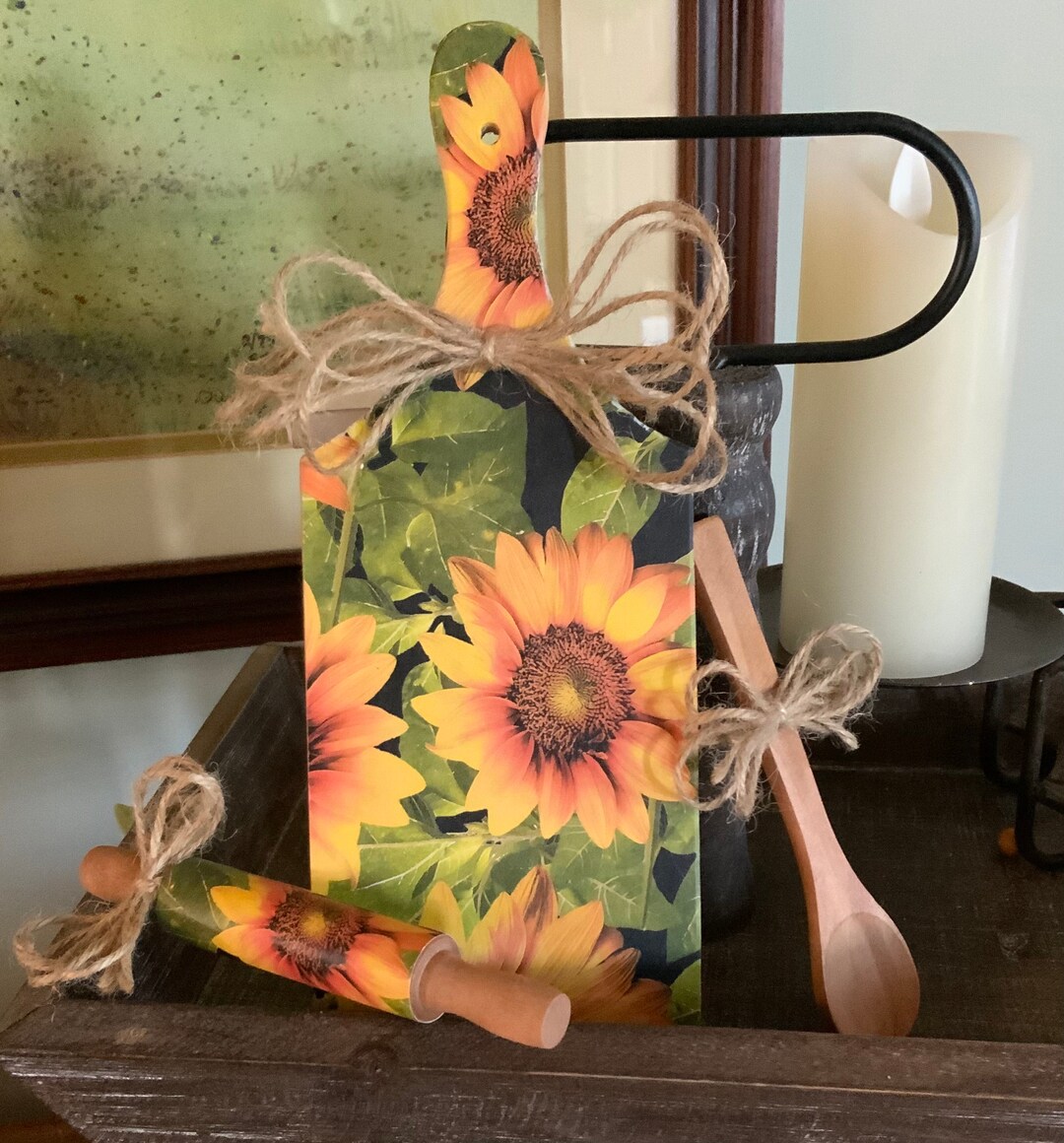 Sunflower Tray Decor, Housewarming Gift, Birthday Gift for Her ...