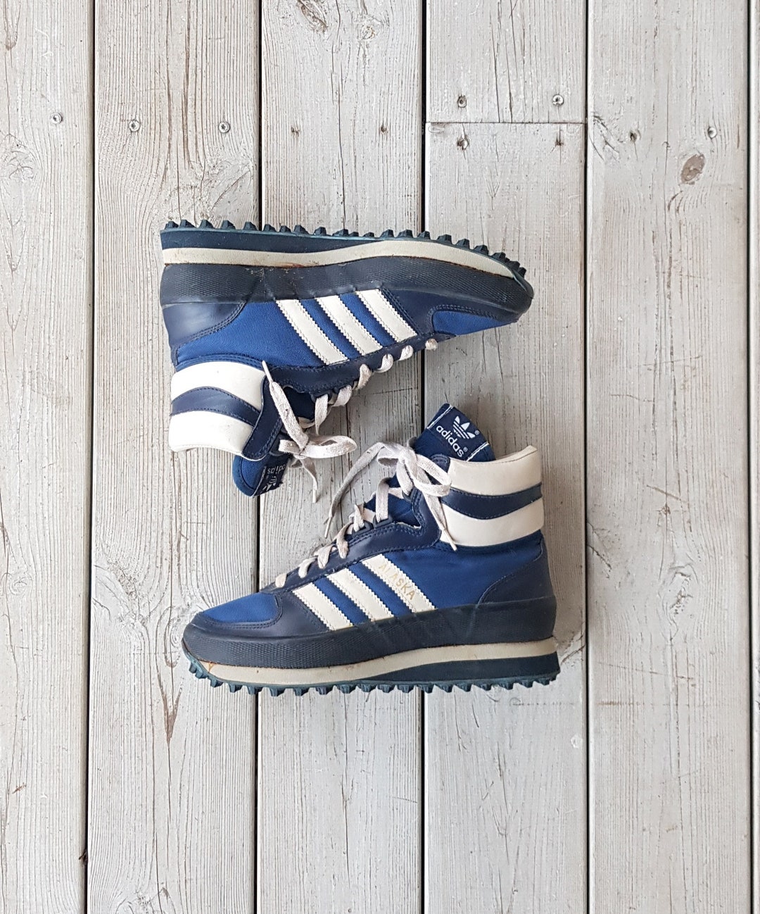 80s Adidas Alaska Winter High Top Sneakers Retro Sneakers - Etsy Finland