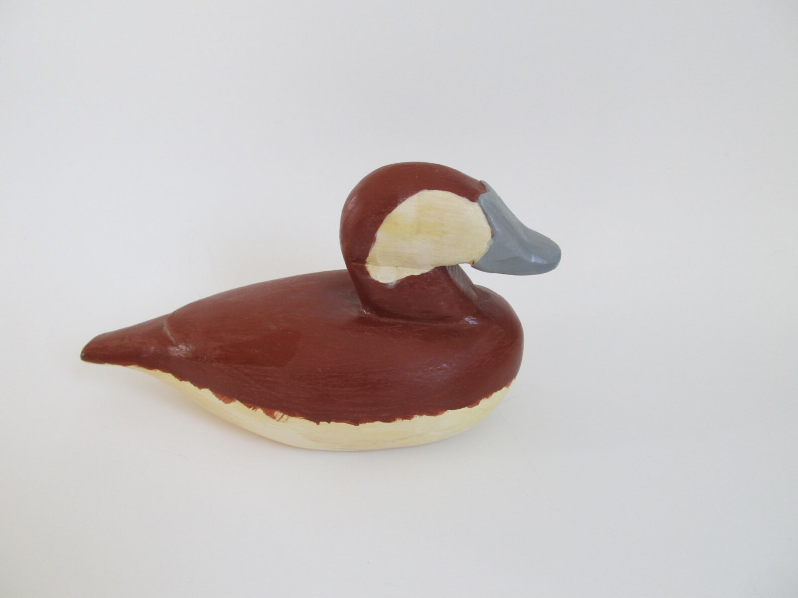 Duck Decoy Hand Carved Duck Decoy Wood Duck Desk Decor Office Decor ...