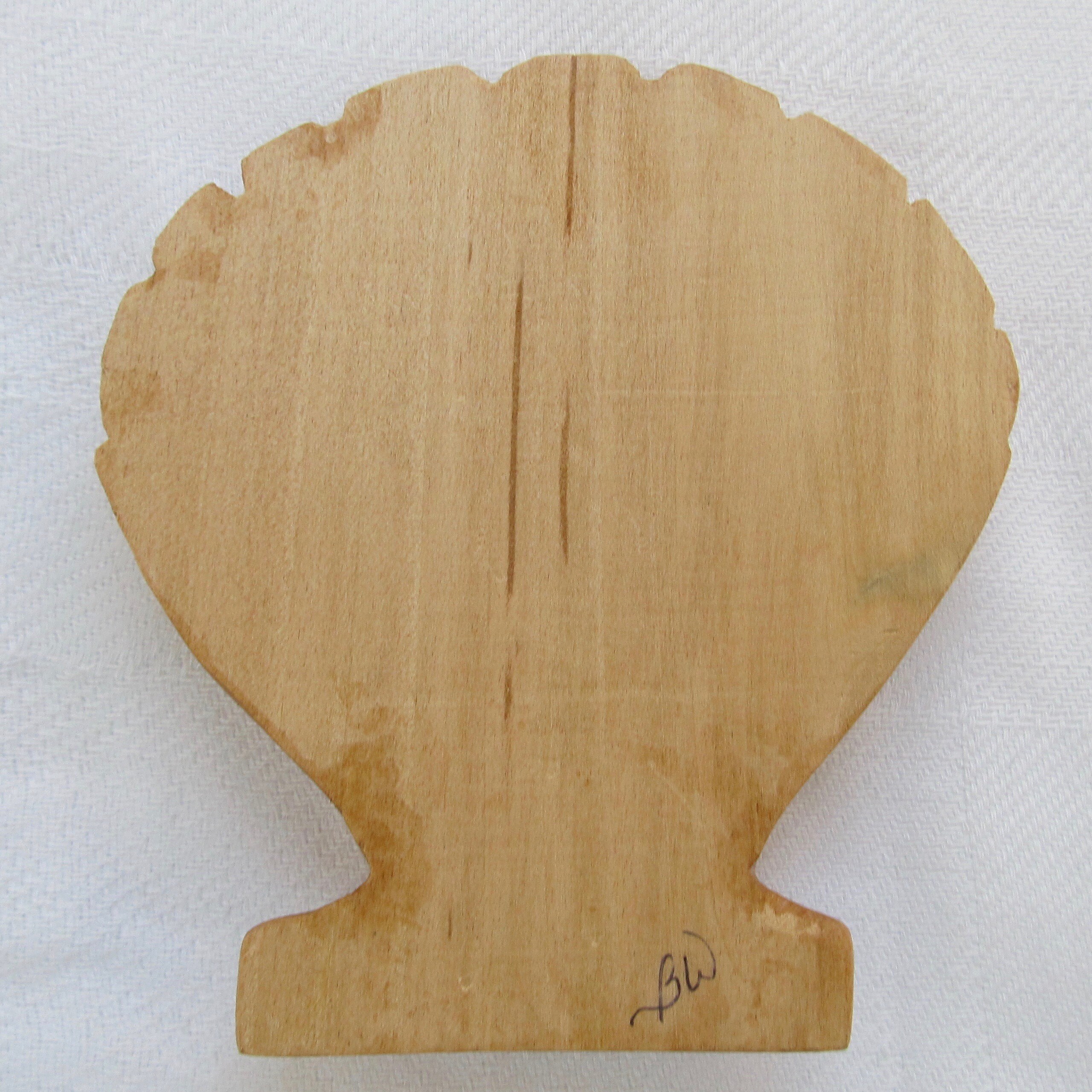 JUST REDUCED Scallop Shell, Carved Shell, Hand Carved Shell, Beach ...