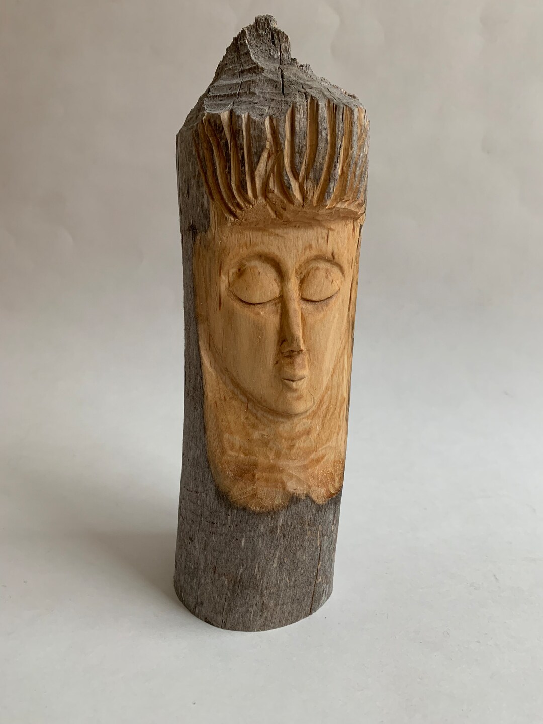 Goddess, Wood Nymph, Dryad, Hand Carved, Spiritual Woman - Etsy