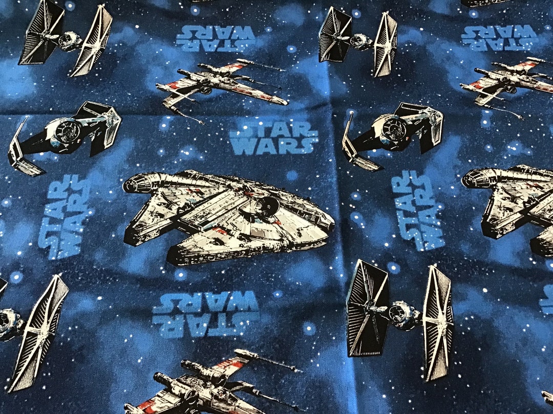Star Wars Fabric, Star Wars Character Fabric 3/4 Yard 100% Cotton ...