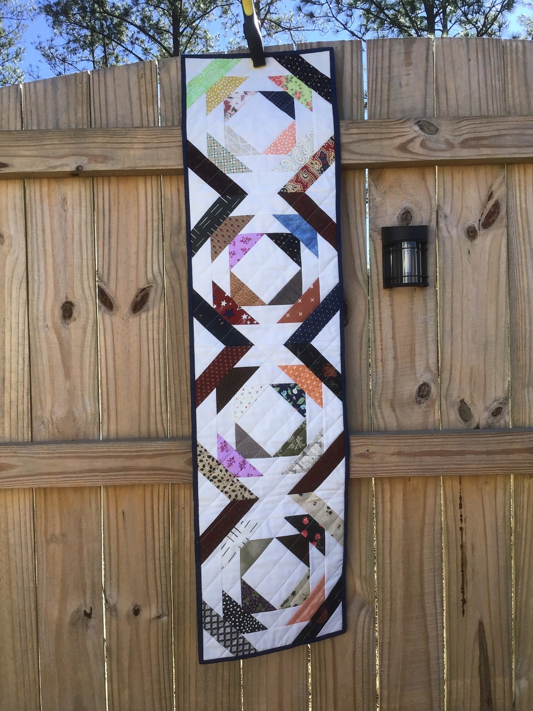 Paper Pieced Table Runner Foundation Paper Piecing Pineapple - Etsy