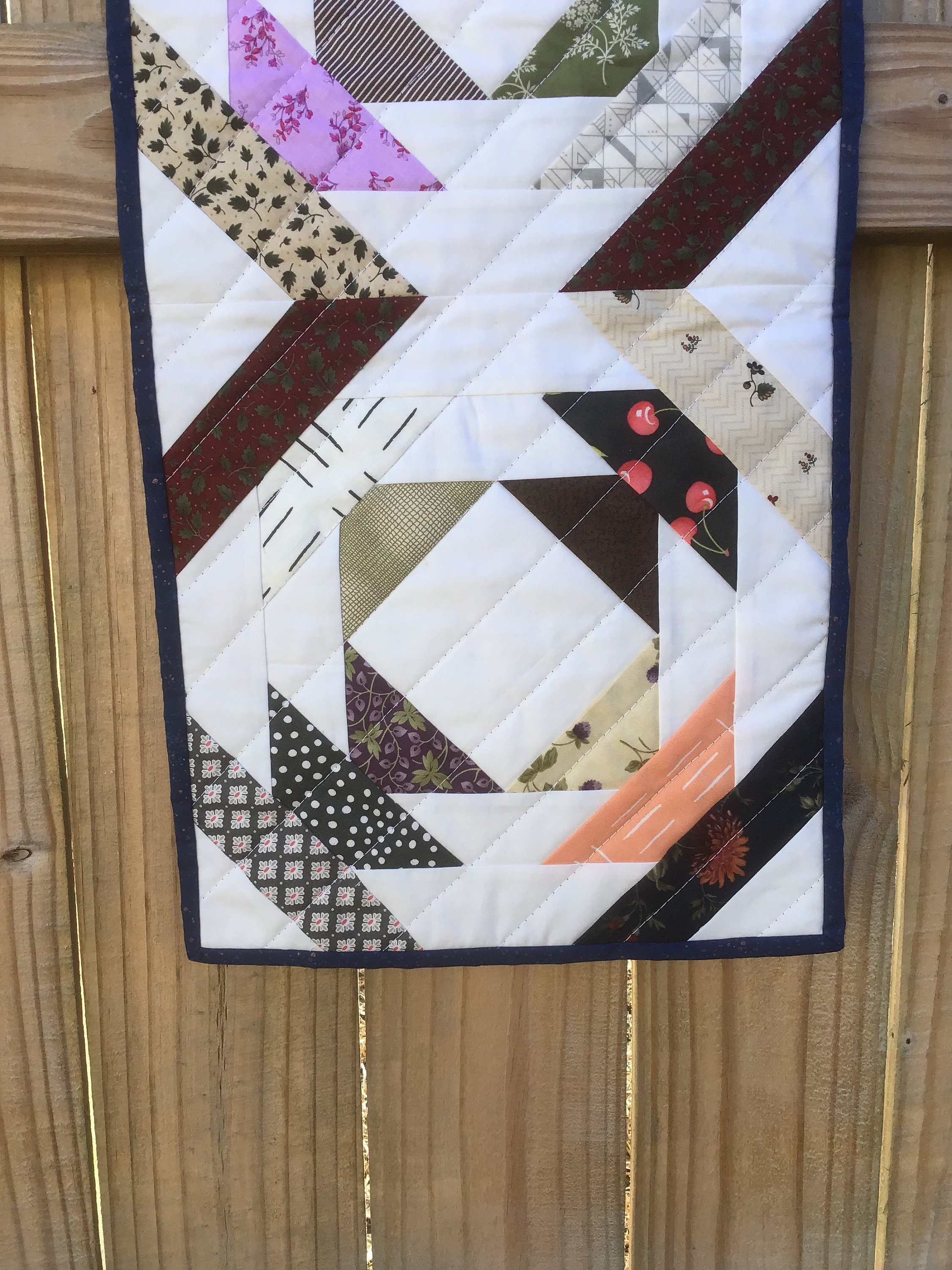 Paper Pieced Table Runner Foundation Paper Piecing Pineapple - Etsy