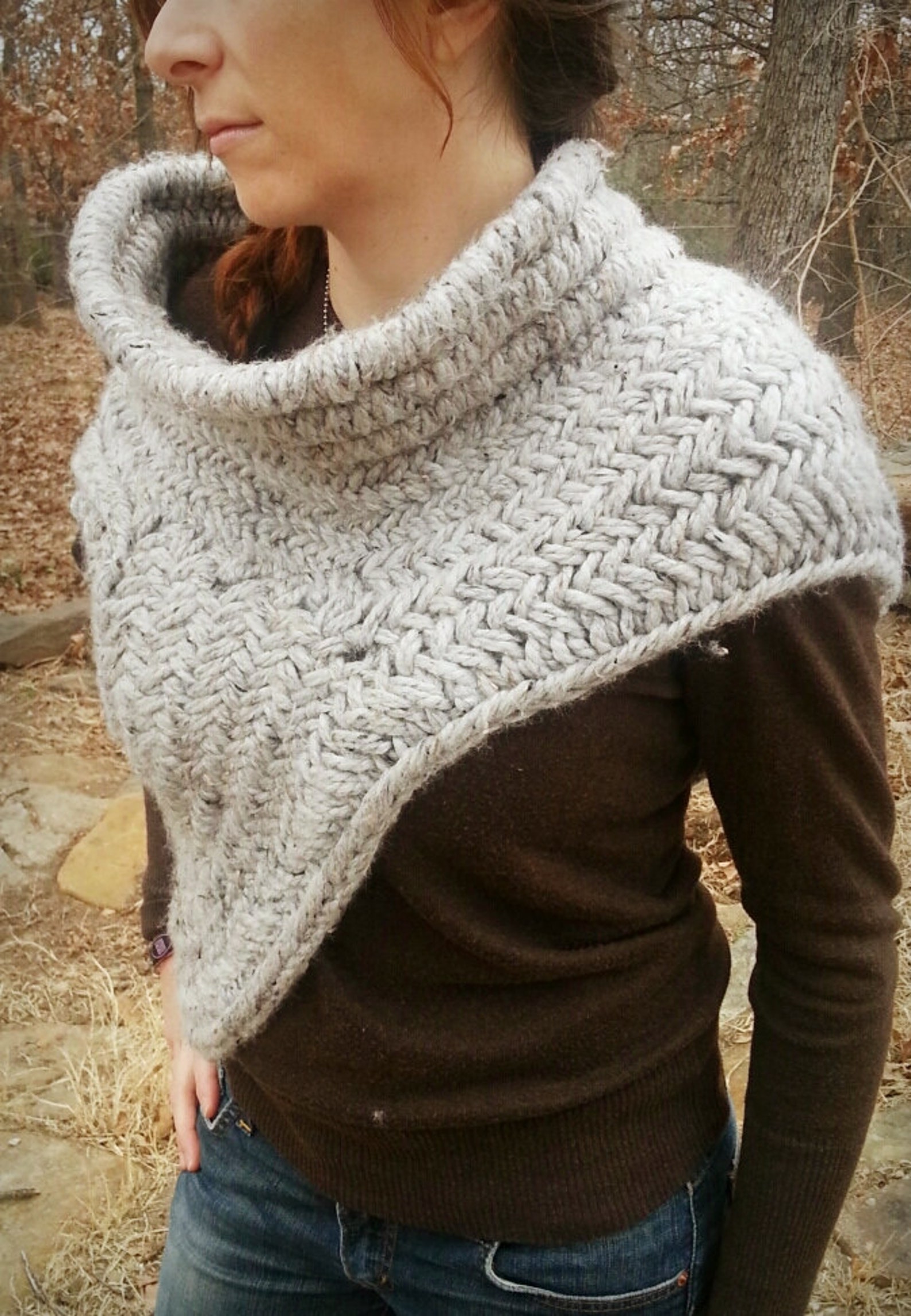 Post-revolution Hunting Cowl With Vest - Knitting Pattern Only - Etsy