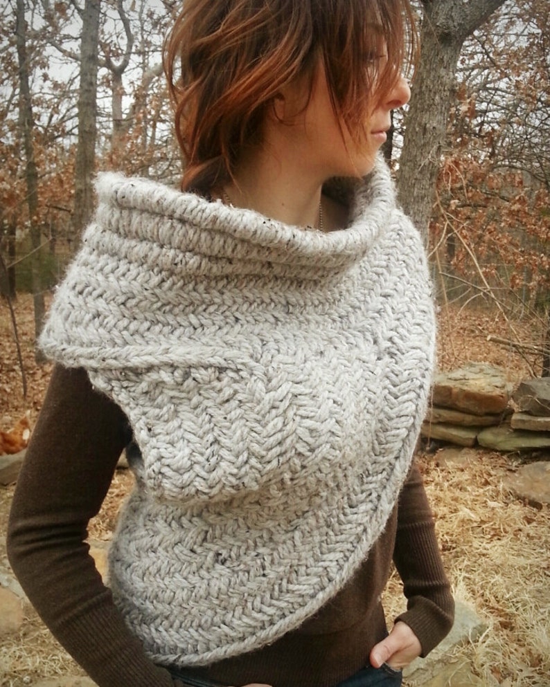 Post-revolution Hunting Cowl With Vest - Knitting Pattern Only - Etsy
