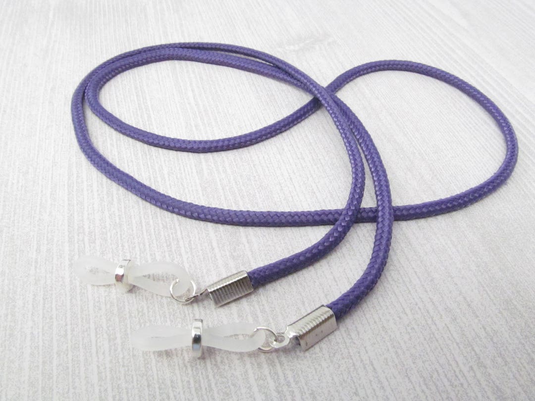 Purple Eyeglass Chain, Glasses Cord, Reading Glasses Chain, Chain for ...