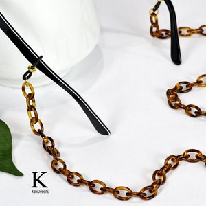 Tortoise Shell Glasses Chain Eyeglass Chain Reading Glasses Holder ...
