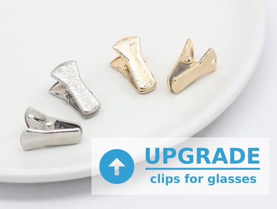 Metal Spring Grip Clips for Eyeglass Chains and for Holding - Etsy