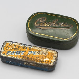 Antique 1930s Rare Miniature Boxes French Cachou Candy Tin - Etsy