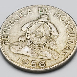 10 Centavos Honduras Coin 1956, Central America Currency, Honduras ...