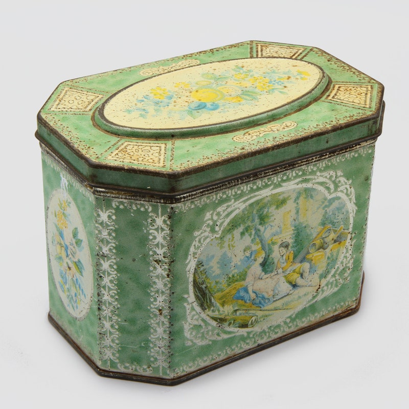 Vintage Storage Tin Uk - Etsy