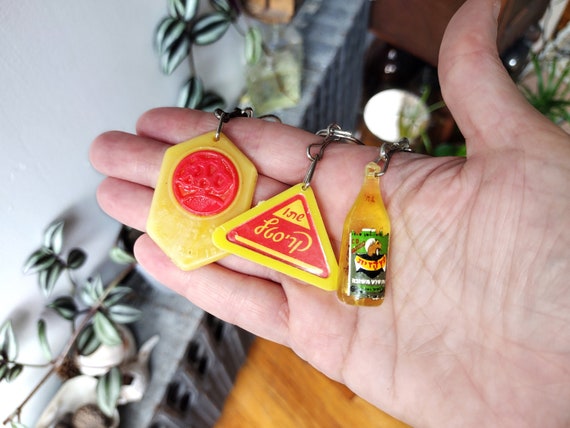 RARE Lot of 3 Vintage 1960s Plastic Commercial Key Ch… - Gem