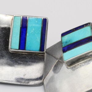 Knifewing Segura Apache Stud Earrings, 925 Sterling Silver Multi Stone ...