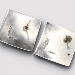 Knifewing Segura Apache Stud Earrings, 925 Sterling Silver Multi Stone ...