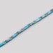 RARE Blue Fire Opal Inlay Panel Link Bracelet, 925 Sterling Silver ...