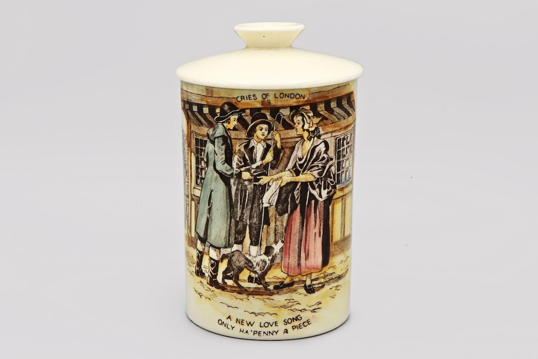 RARE Cries of London Crown Devon Porcelain Box, Made in Staffordshire ...