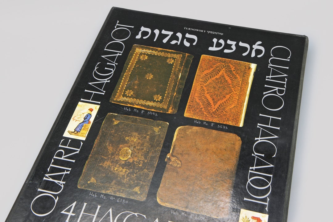 RARE Haggadah Book Passover Set 4pcs, 4 Haggadot From Treasures Jewish ...