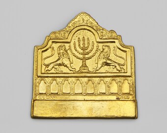 RARE Vintage 1950s Israel Jewish Plaque, Original Signed Bezalel School ...