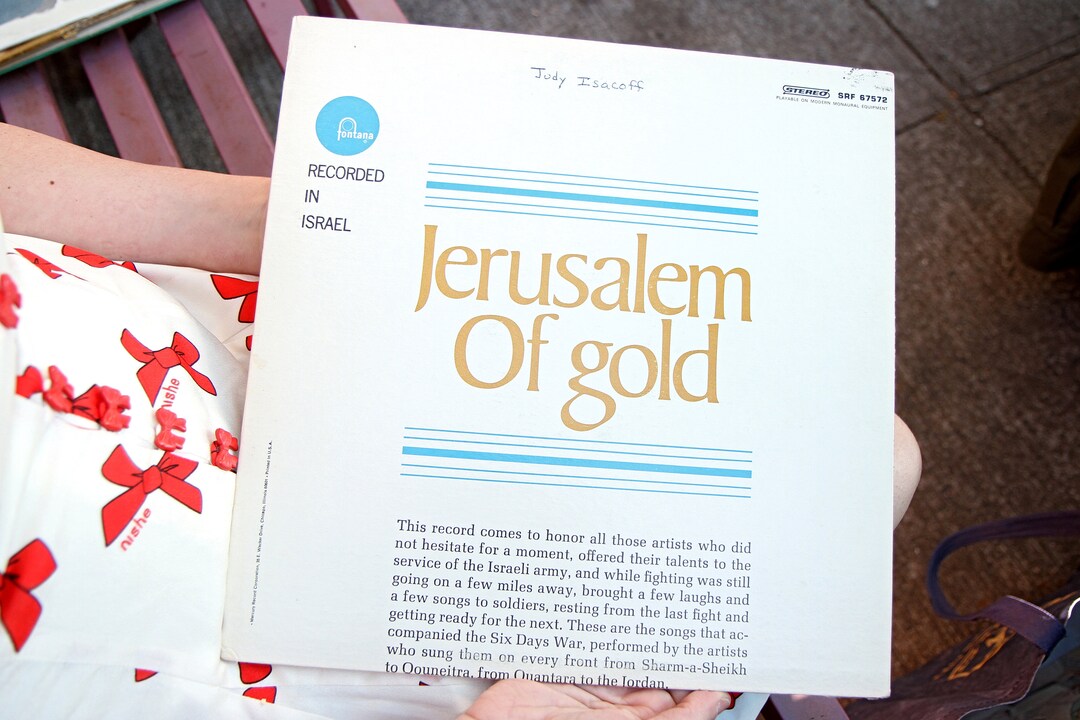 Jerusalem of Gold Songs of the Six Days War, Including Jerusalem of ...