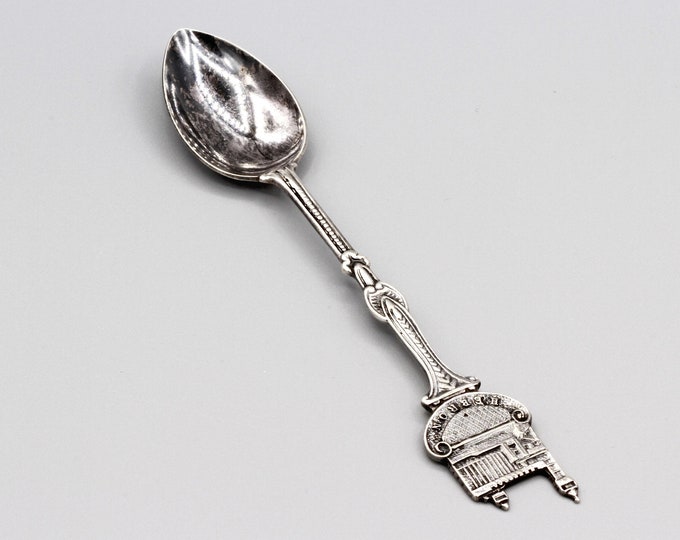 Vintage 1940s Decorative Souvenir Spoon From Holy Land, Solid Silver ...