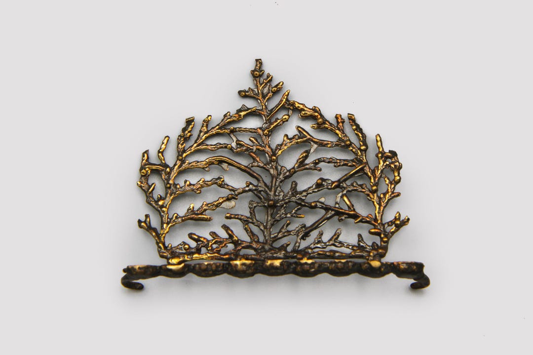 Rare Israel Miniature Branch Menorah, Brass Coral Reef Menorah, Tree of ...