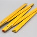 Carpenter Wood Folding Ruler, Portable Yellow Wooden Folding Ruler 1M ...
