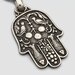Pair of Metal Hamsa Keychains, Metal Fatima Hand Keyrings, Jewish ...