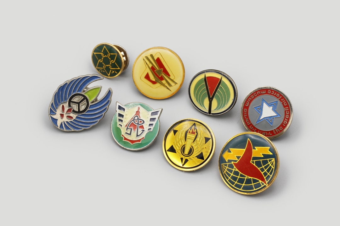 RARE Israel Lot of 8 IDF Army Pins Colorful Enamel on Metal - Etsy