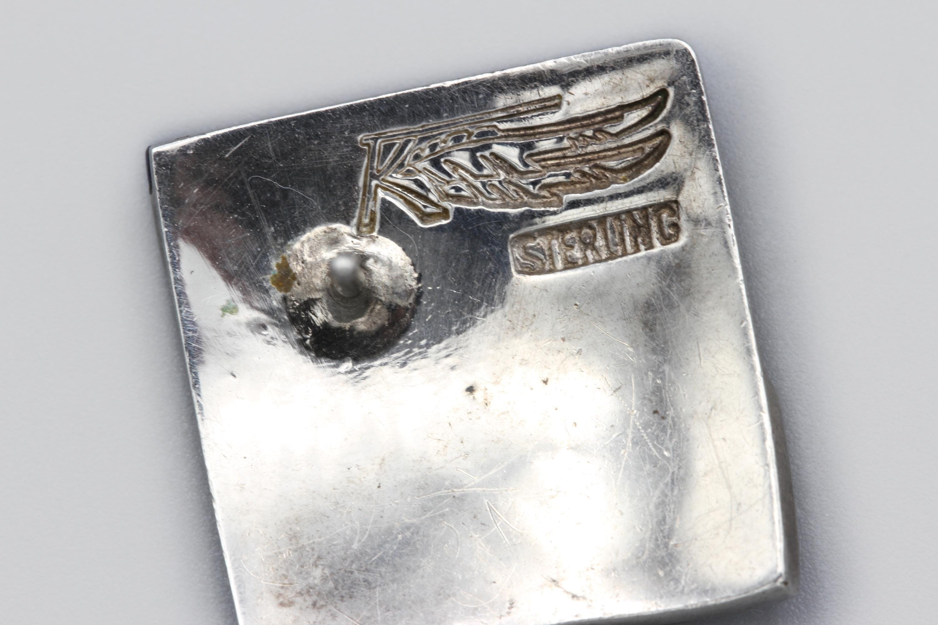 Knifewing Segura Apache Stud Earrings, 925 Sterling Silver Multi Stone ...