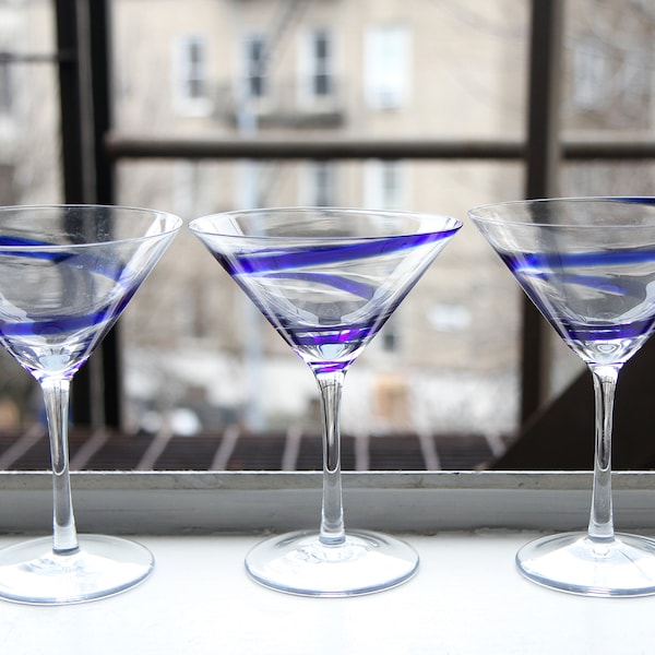 Spiral Cocktail Glass - Etsy