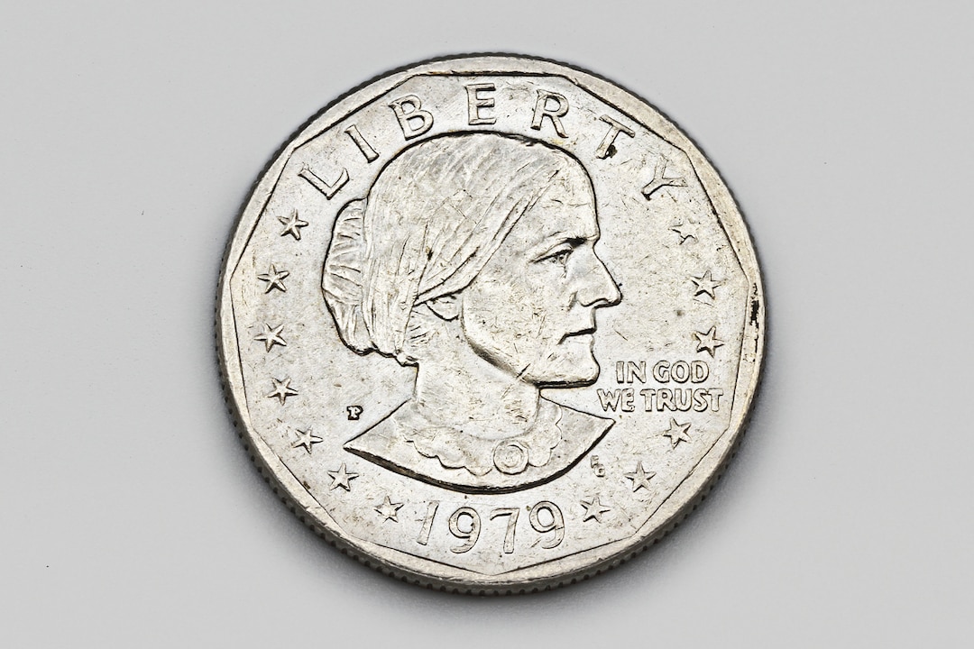 1979 P Susan B Anthony Liberty 1 Dollar Coin, FG Frank Gasparro, One ...