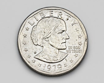 1979-P Susan B Anthony With Frank Gasparro (FG) One Dollar U.S. Coin - Etsy