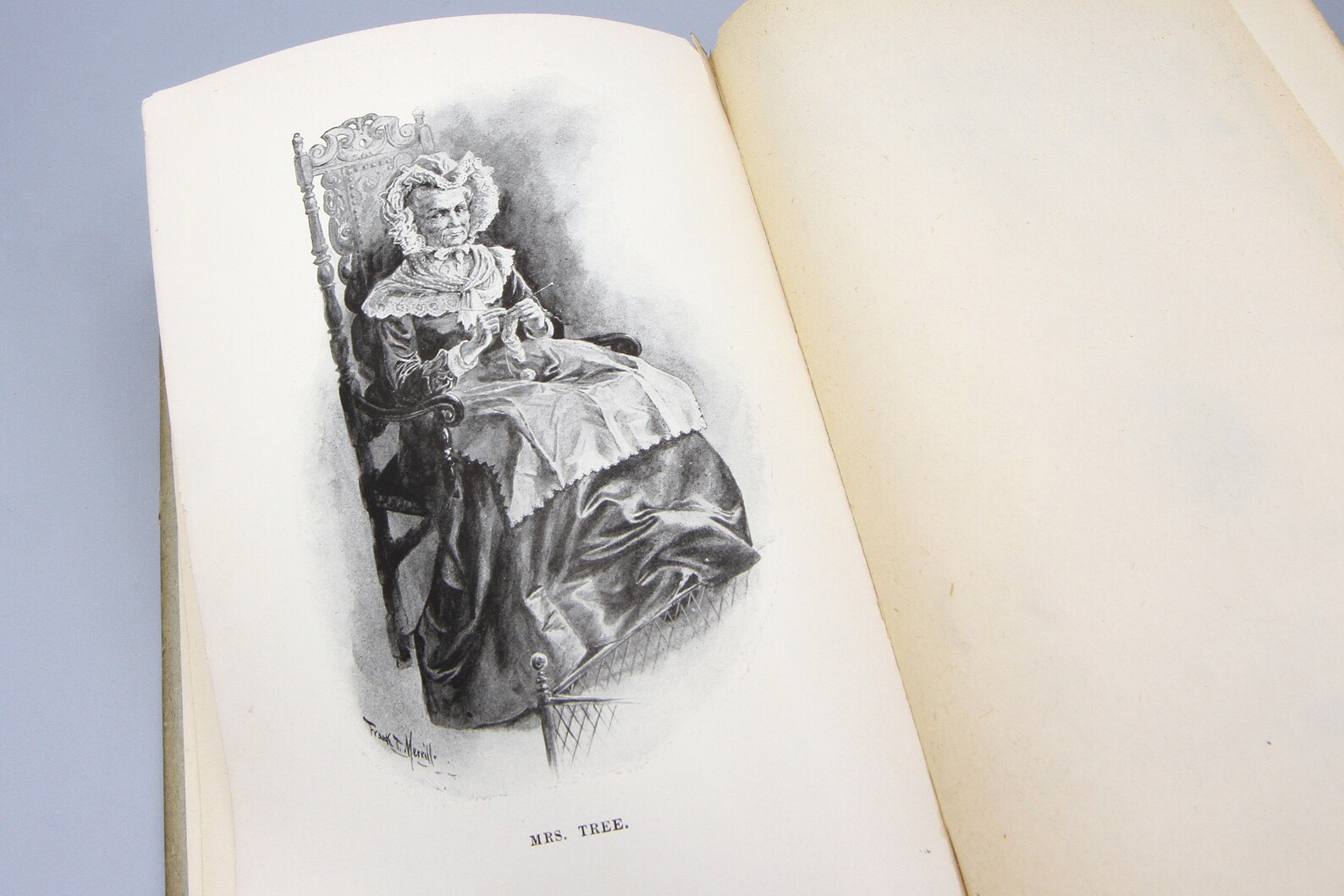 Antique 1900s Illustrated Hardcover Book, Mrs Tree by Laura Richards ...