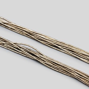 RARE Mathews Native American Style Necklace on 10 Strands Liquid Silver ...