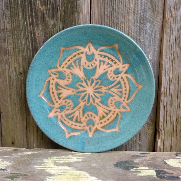 Mandala Plate - Etsy