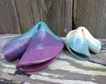 Ceramic Fortune Cookie | Etsy