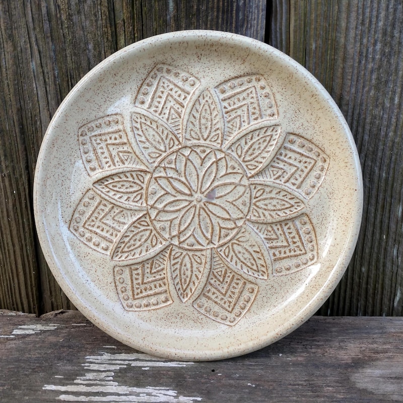 Mandala Plate - Etsy