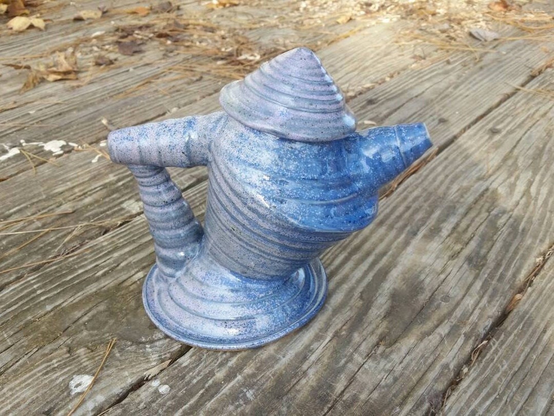 Purple Yoga Teapot, Whimsical Handmade Teapot, Pottery Teapot, Purple ...