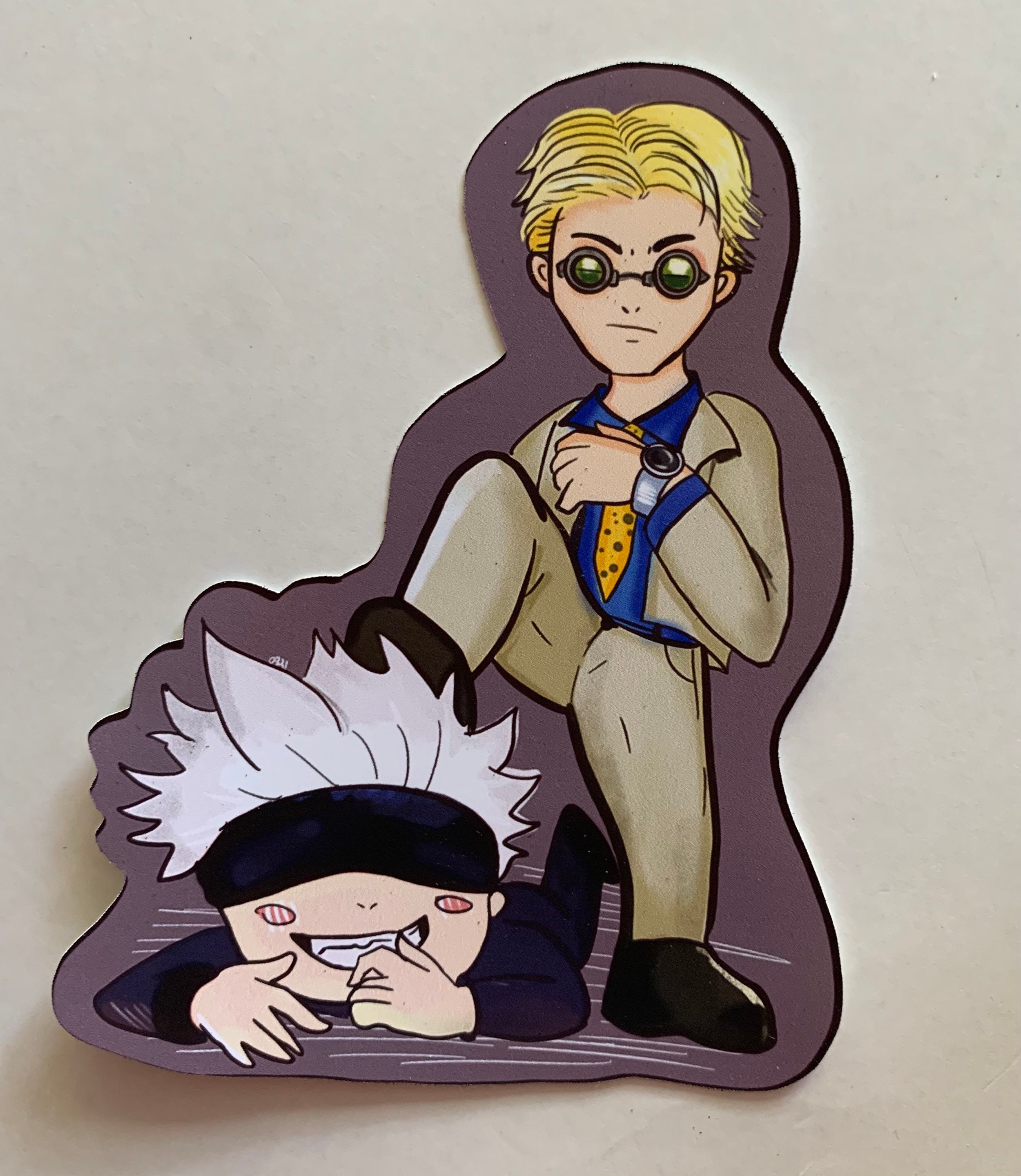 Satoru Gojo and Nanami Kento Chibi Jujutsu Kaisen Sticker | Etsy