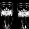 Full Moon Design Lunar Etched Champagne Flute Set of 2 - Etsy
