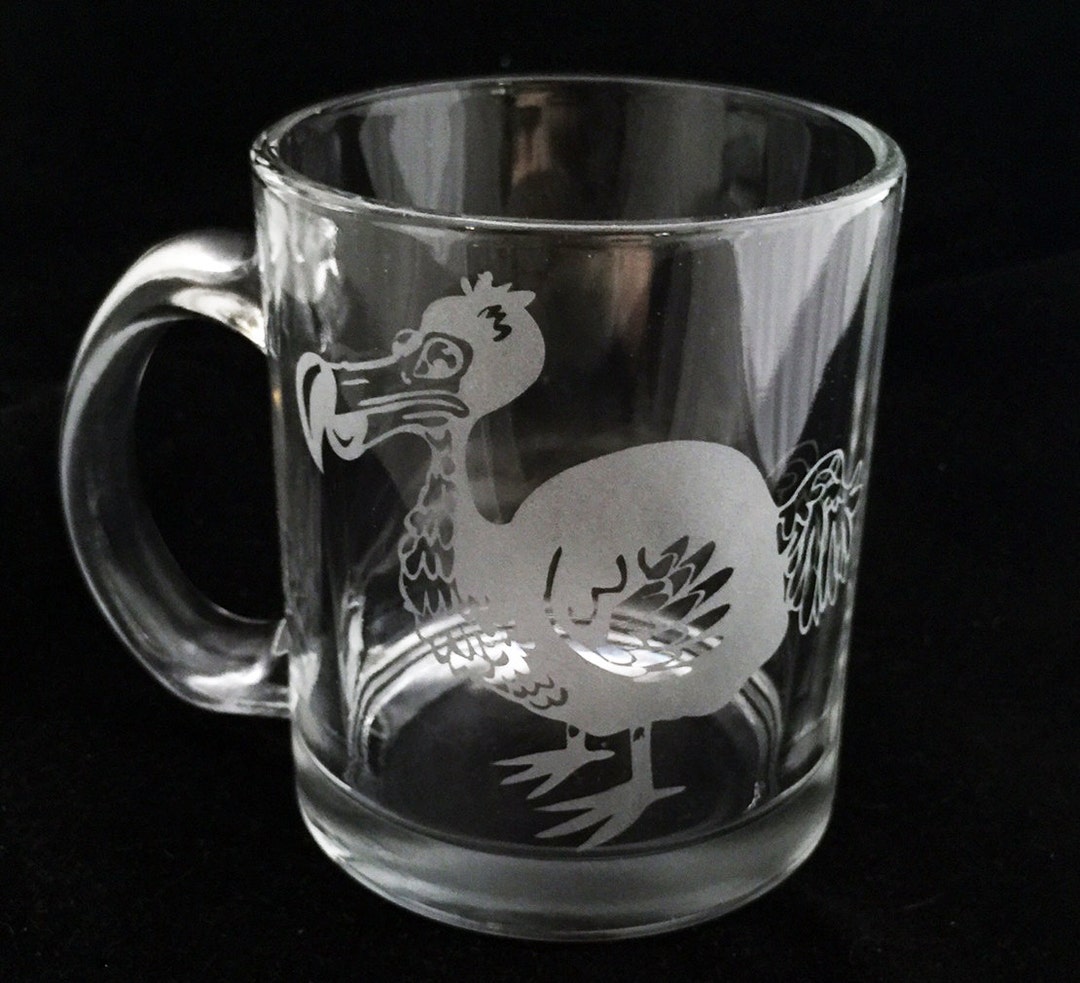 Dodo Bird Extinct Hot Glass Mug Tea Cup Coffee Mug Bird Alice - Etsy