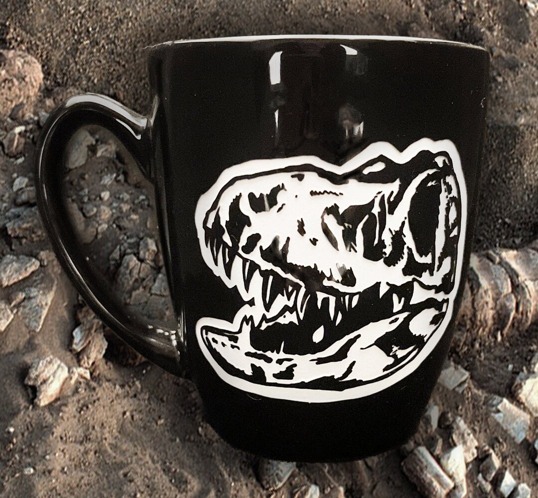 Paleontologist Gift Tyrannosaurus Rex Dinosaur Skull Custom Etched Hot ...