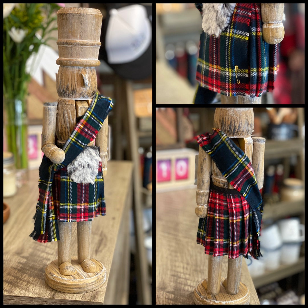 Kilted Tartan Nutcrackers - Etsy