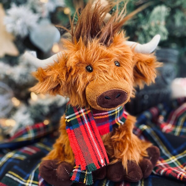 Highland Cow Stuffies - Etsy