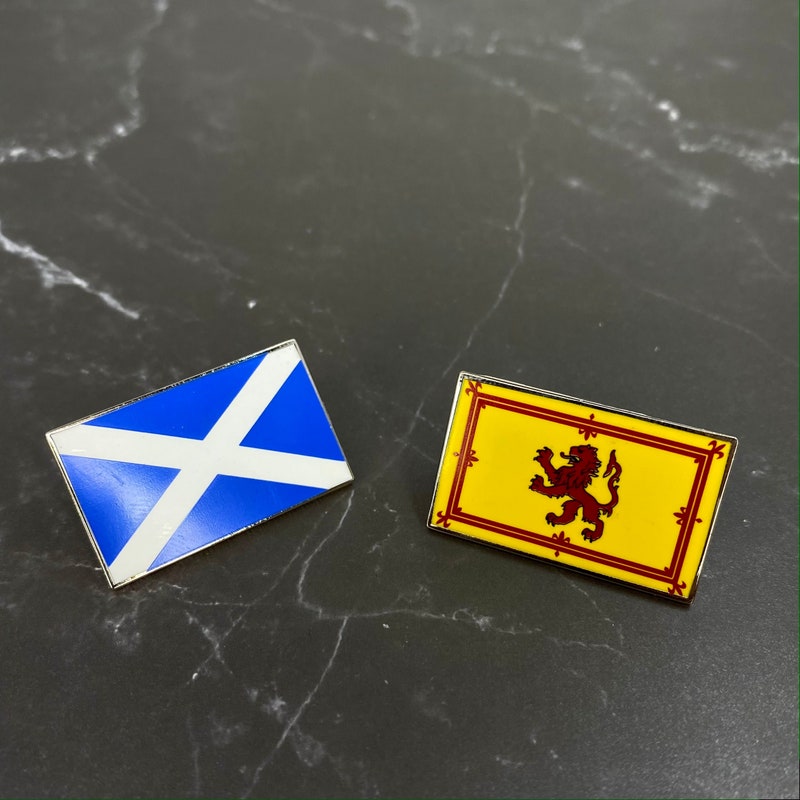 Scottish Enamel Pin - Etsy