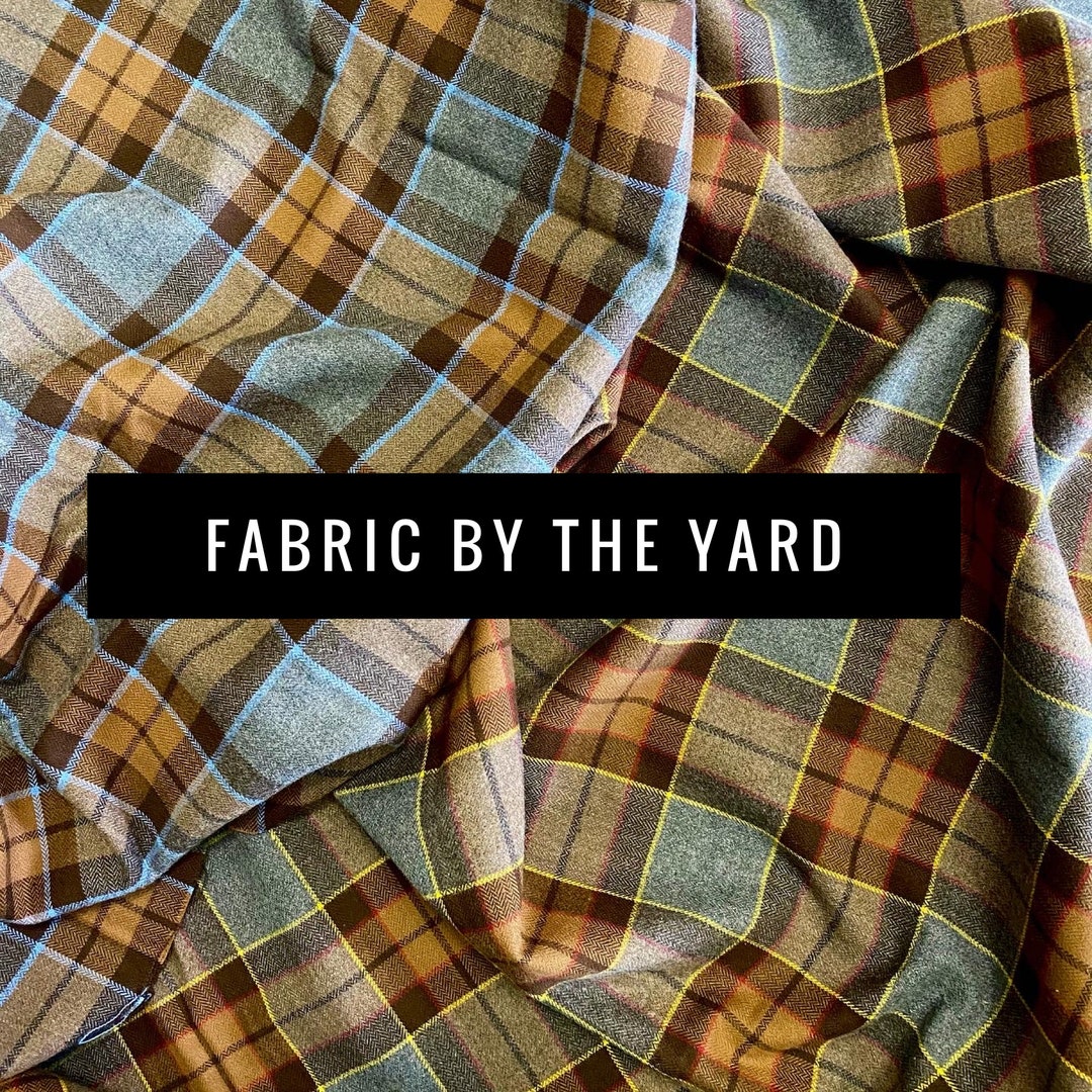 Fabric by the Yard - Outlander Clan Fraser and Clan Mackenzie Inspired ...