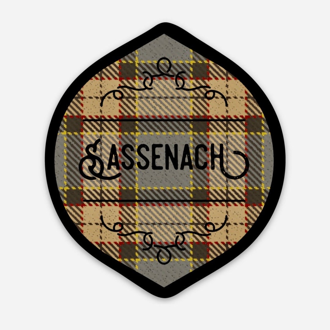 Sassenach Outlander Inspired Tartan 3 Sticker - Etsy