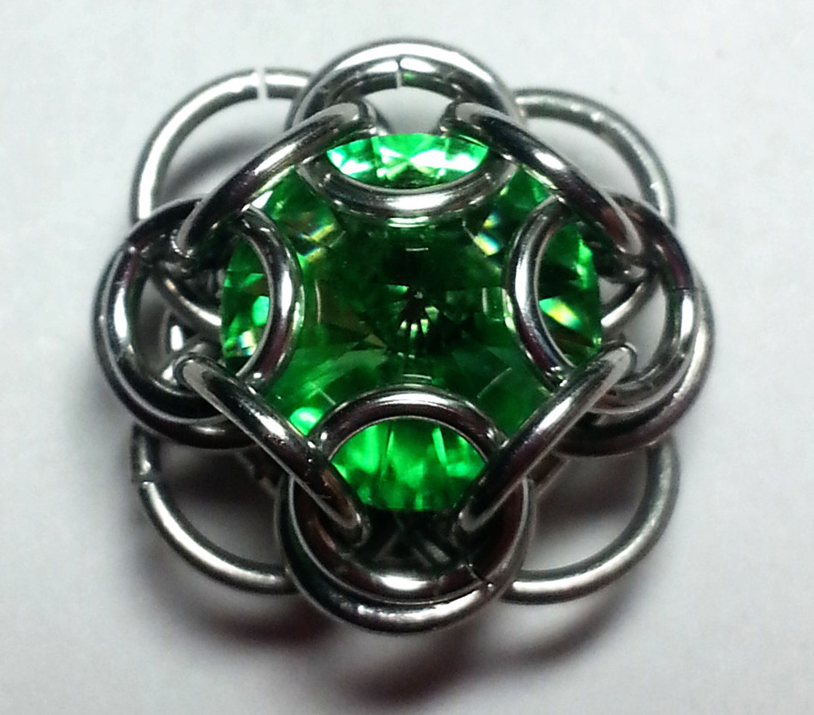 Chainmaille Rivoli Setting Tutorial - Etsy UK